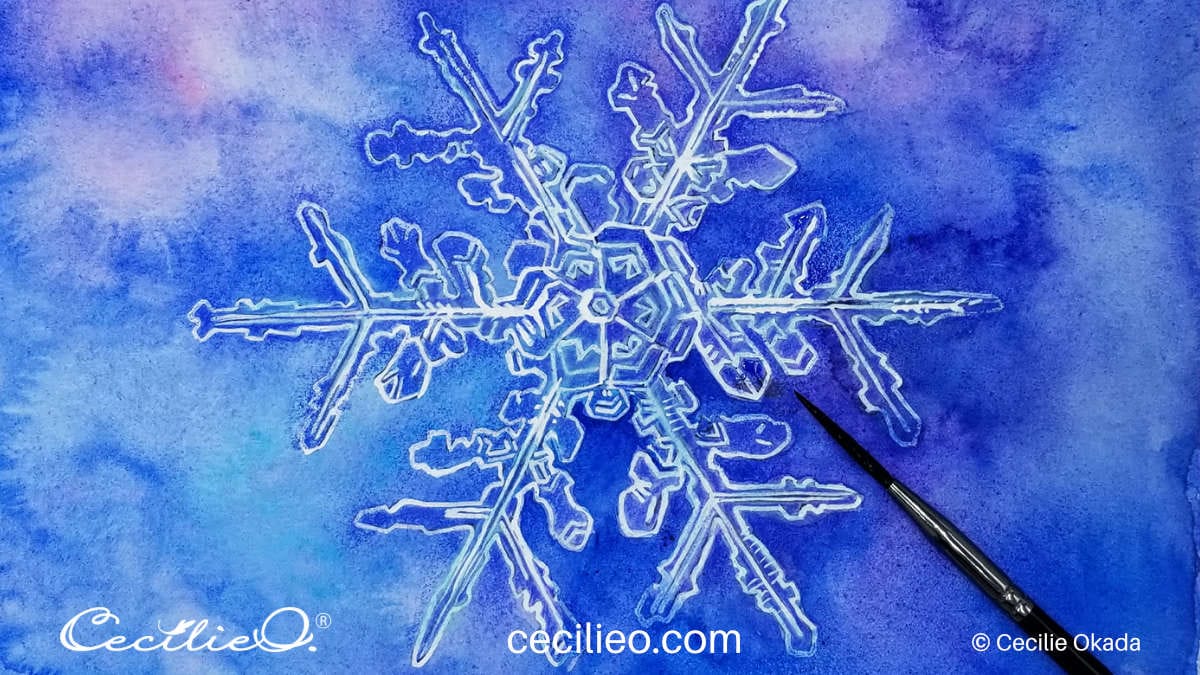 how to draw watercolor background