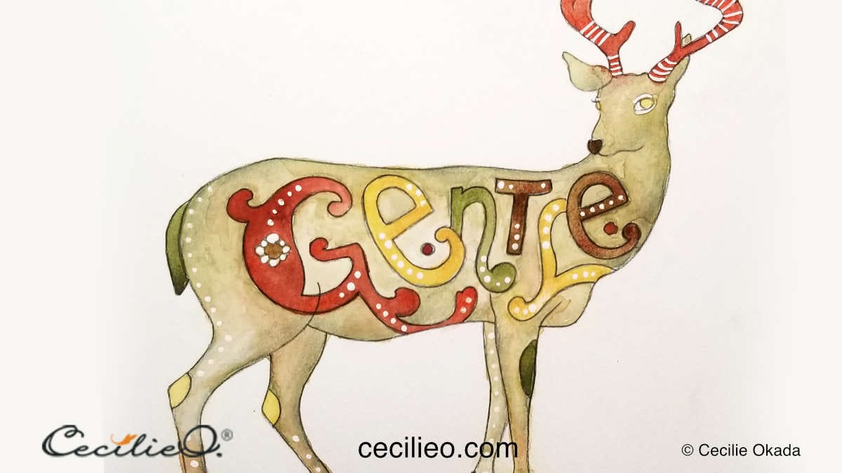 how to draw spotted deer