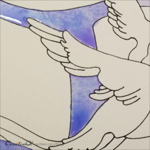 Illuminated Letter D Watercolor Tutorial