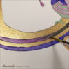 How to Paint an Illuminated Letter E With Watercolor Gold