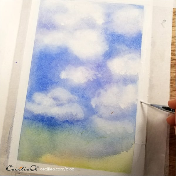 Discover How to Watercolor Clouds