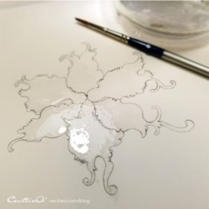 Watercolor Tutorial for Beginners: Japanese Iris Flower