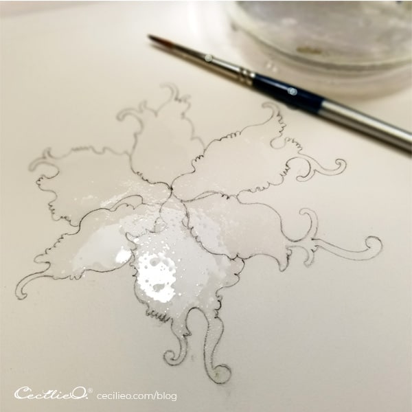 Watercolor Tutorial for Beginners: Japanese Iris Flower