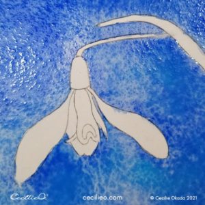 Watercolor Spring Flower Tutorial: Snow Drop