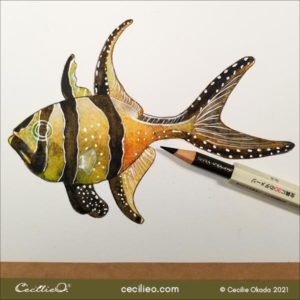 How to Identify Watercolor Values and Hues: Fish Tutorial