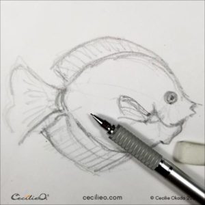 Easy Watercolor Ideas: Colorful Aquarium Fish Tutorial