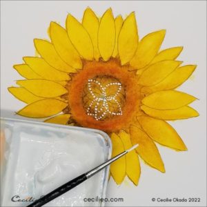How to Draw a Sunflower With a Freehand Golden Ratio Spiral