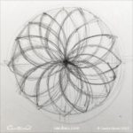 How to Draw a Sunflower With a Freehand Golden Ratio Spiral