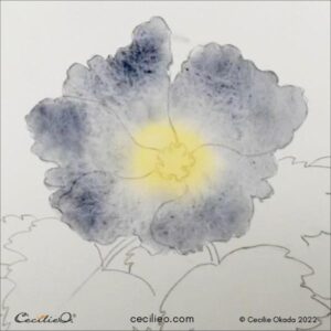 How to Watercolor a Delicate White Hibiscus Flower
