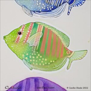 Mindfulness in Art: Paint Sparkling, Colorful Fish