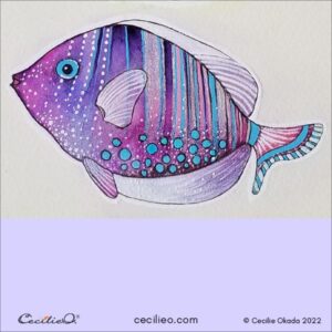 Mindfulness in Art: Paint Sparkling, Colorful Fish